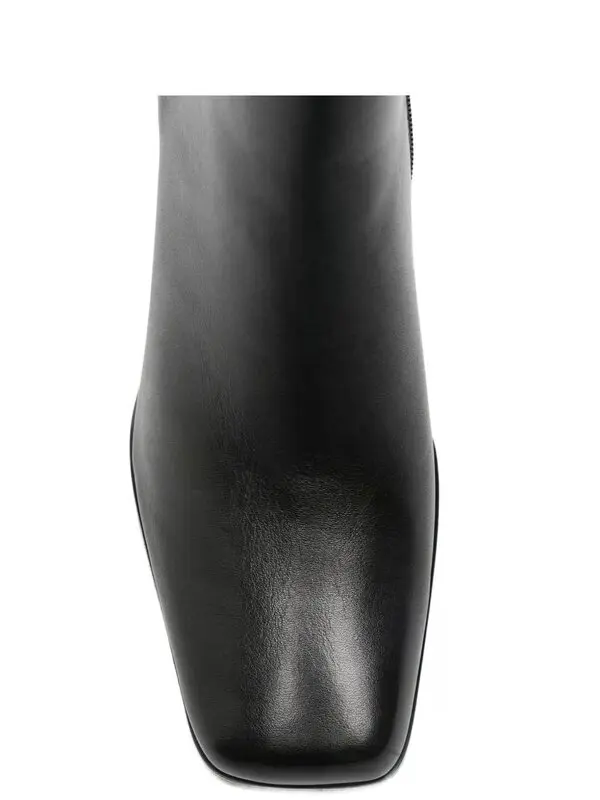 LINDA BAUMANN Square-toe Ankle Boots