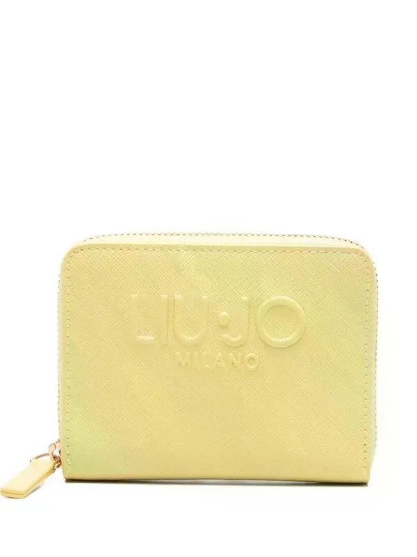 Liu Jo Logo Zip Wallet - Yellow