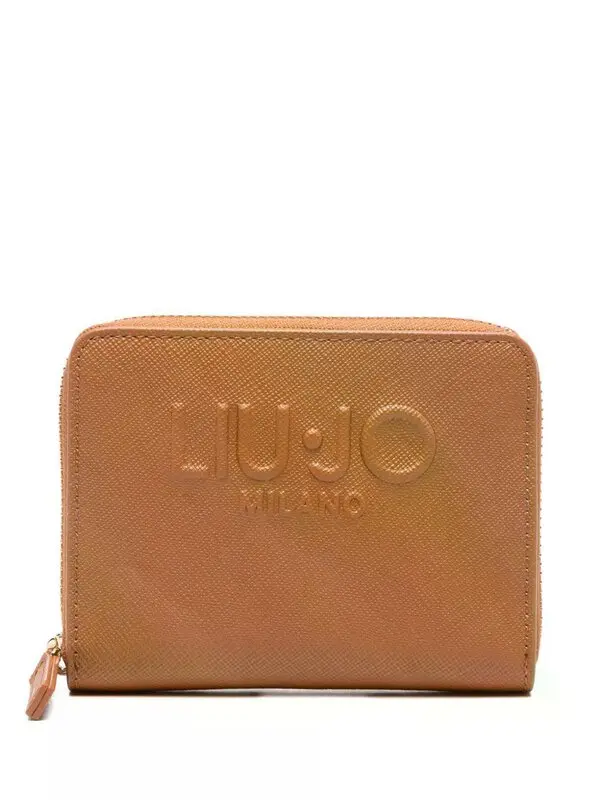 Liu Jo Logo Zip Wallet - Brown