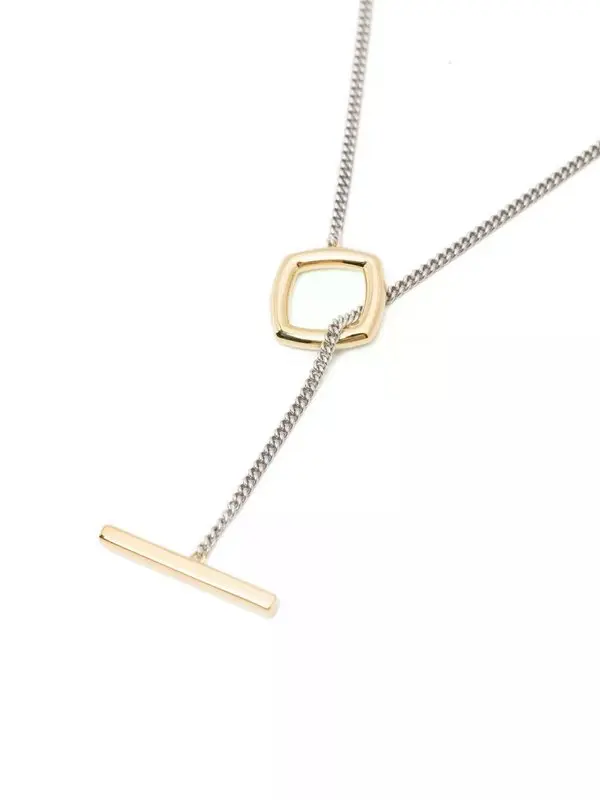 Tom Wood Frame Pendant Necklace - Silver