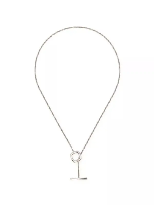 Tom Wood Frame Pendant Necklace - Silver