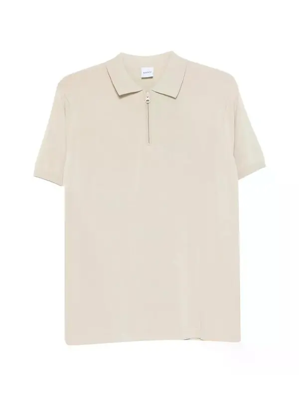 Aspesi Zip-fastening Polo Shirt - Neutrals