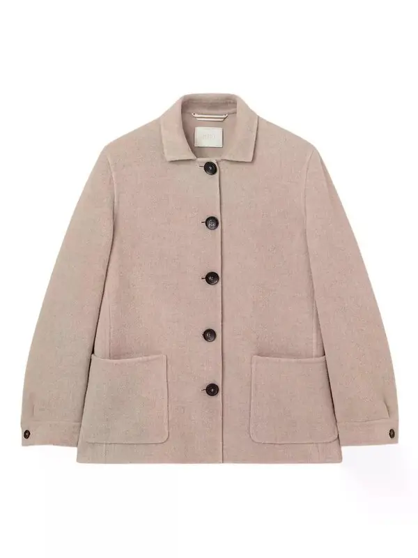 Fedeli Button Jacket With Patch Pockets