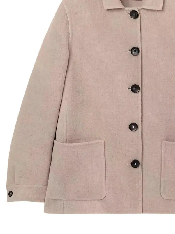 Fedeli Button Jacket With Patch Pockets