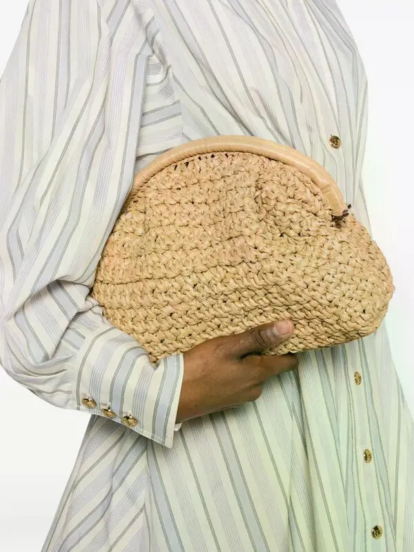 Eleventy Woven Clutch - Neutrals