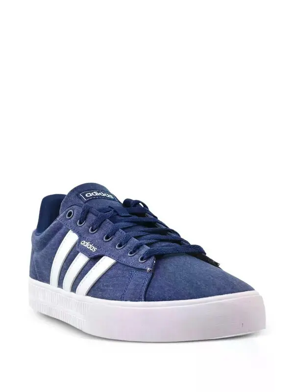 Adidas Daily 3.0 Striped Sneakers - Blue