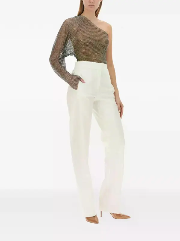 GENNY Studded One-shoulder Top