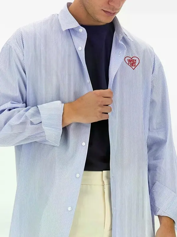 FAMILY FIRST Logo Striped Shirt