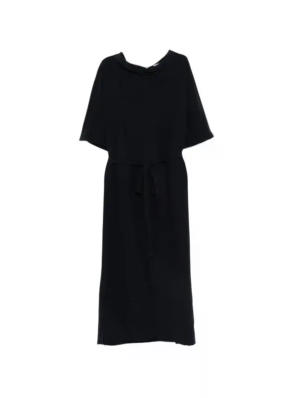 Aspesi Tie Detailed Silk Crepe Dress
