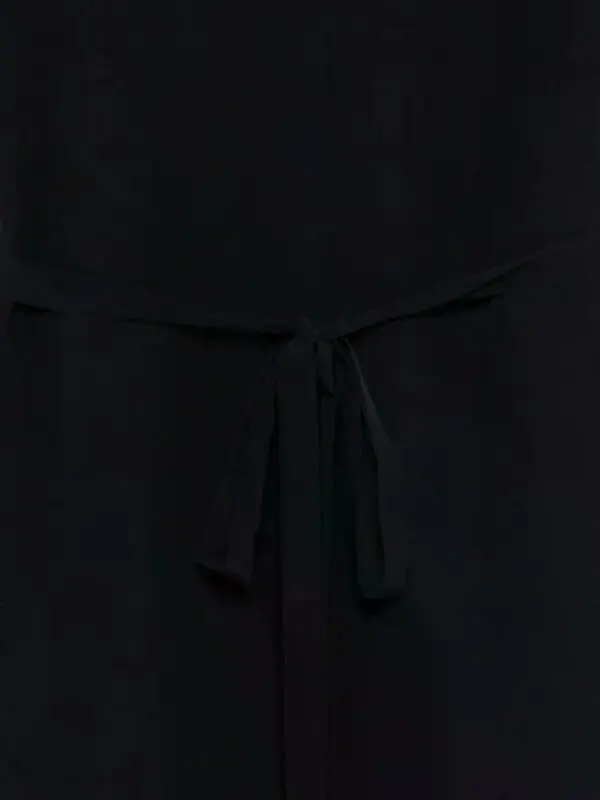 Aspesi Tie Detailed Silk Crepe Dress