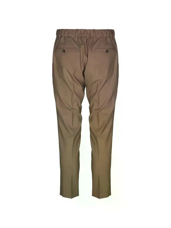 BE ABLE Pleated Trousers - Brown