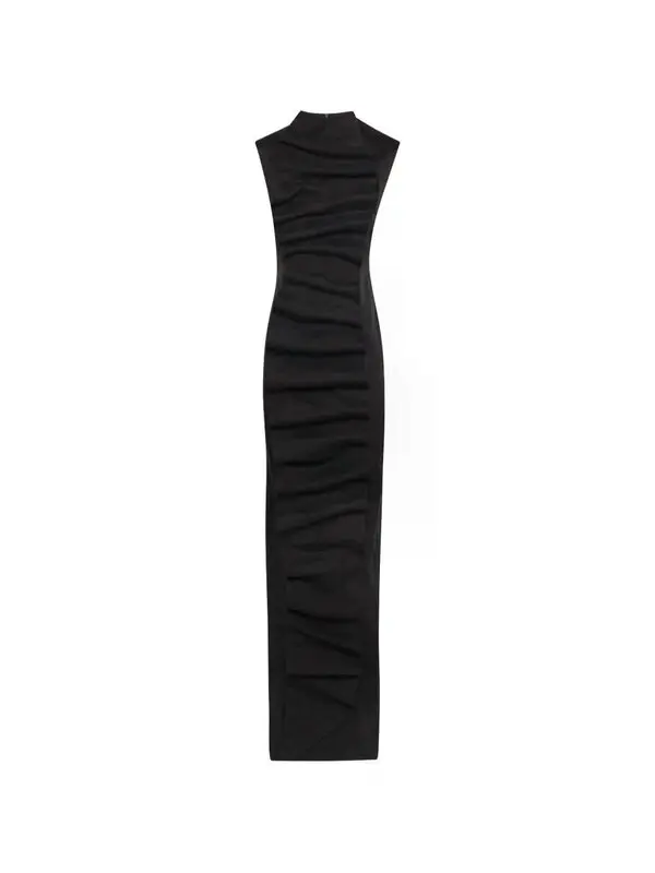 A.W.A.K.E. Mode Draped-details Maxi Dress