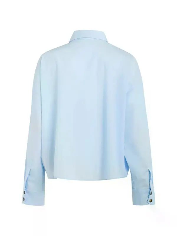 A.W.A.K.E. Mode Button-embellished Blouse
