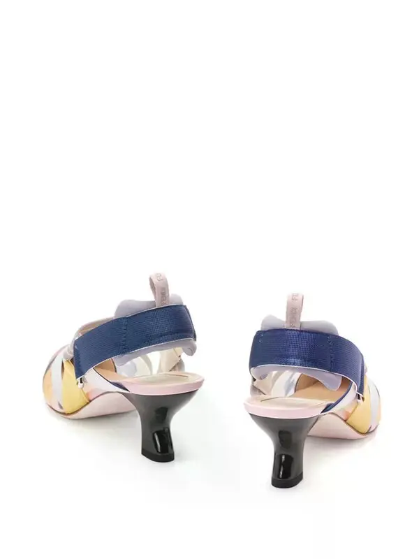 Fendi Colibrì Slingback Pumps - White
