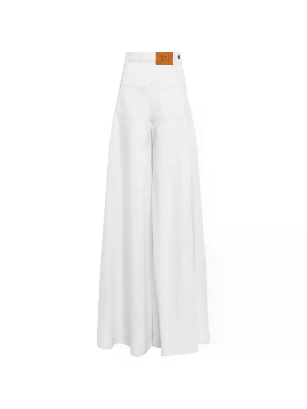 A.W.A.K.E. Mode Logo-patch Wide-leg Jeans