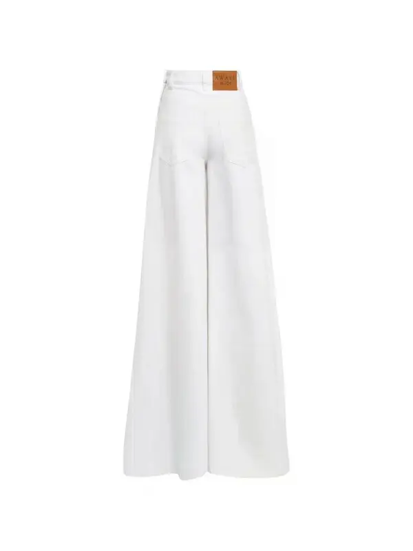 A.W.A.K.E. Mode Logo-patch Wide-leg Jeans