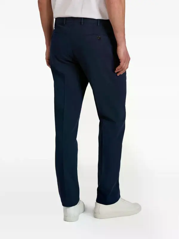 SLOWEAR Tapered Pleated Trousers - Blue