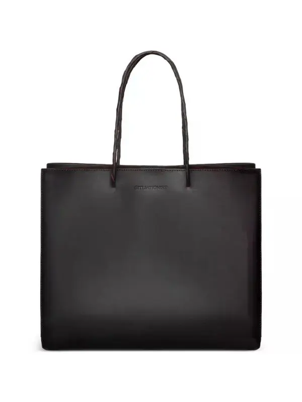 SITUATIONIST Tote Bag With Braided Handles