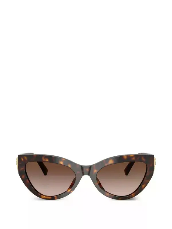 Dolce & Gabbana Devotion Cat-eye Sunglasses - Brown