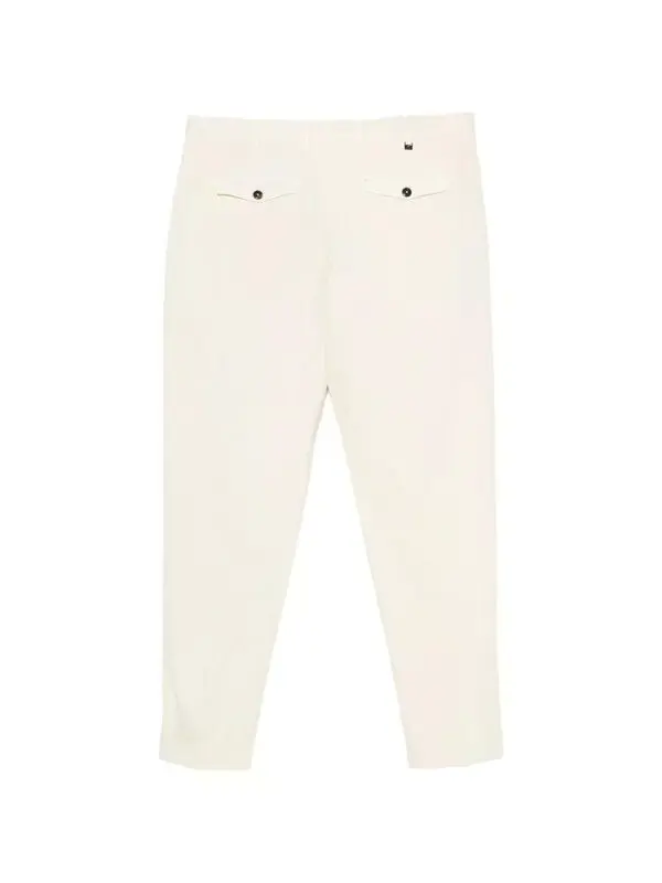 PT TORINO Pleated Tapered Trousers - Neutrals