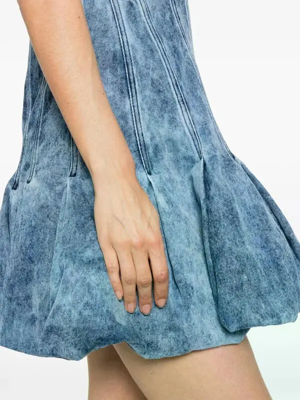 MARQUES' ALMEIDA Acid Wash Pleated Dress