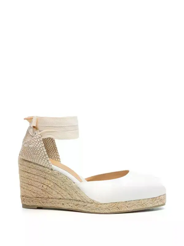 CastaÑer Joyce Ankle-tie Espadrilles - White