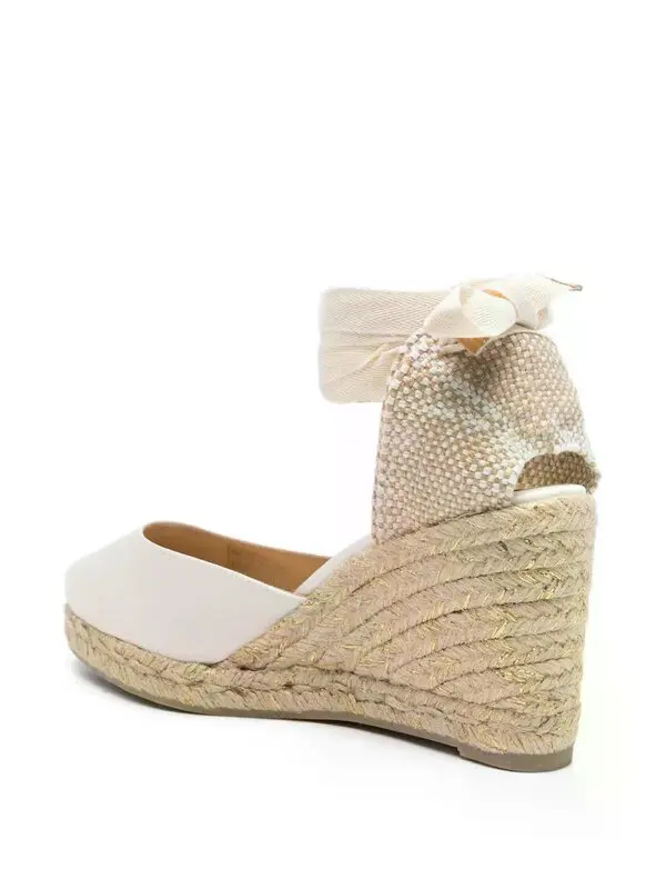 CastaÑer Joyce Ankle-tie Espadrilles - White