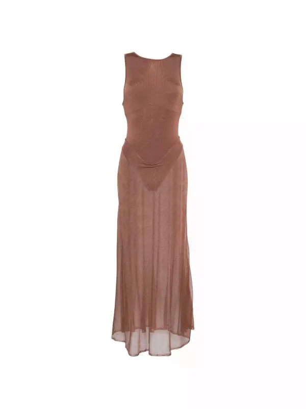 ISA BOULDER Sleeveless Midi Dress