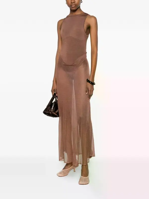 ISA BOULDER Sleeveless Midi Dress