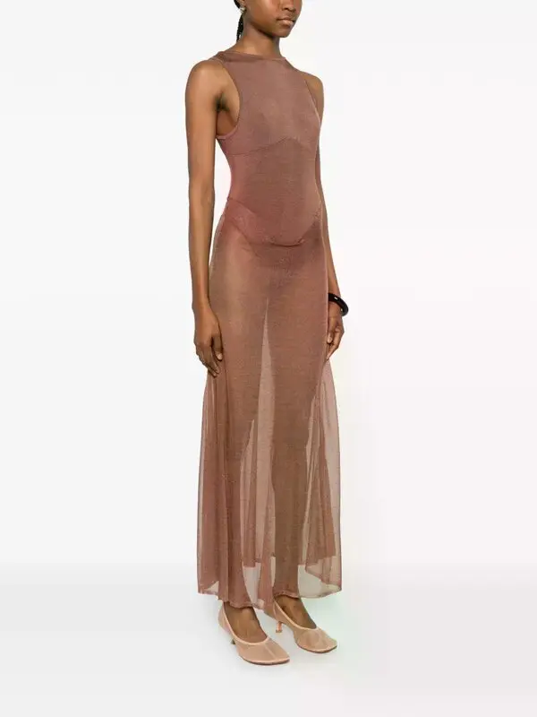 ISA BOULDER Sleeveless Midi Dress
