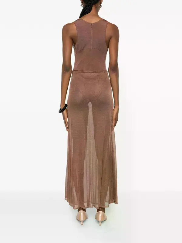ISA BOULDER Sleeveless Midi Dress