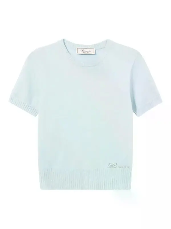 Blumarine Short-sleeve Sweater - Blue