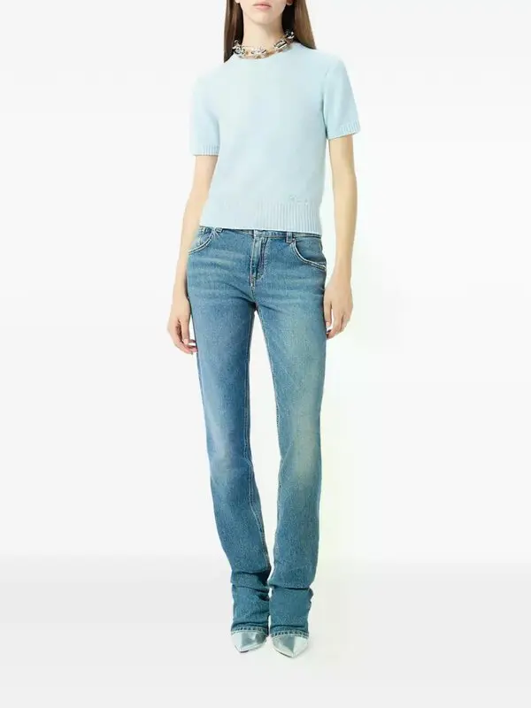 Blumarine Short-sleeve Sweater - Blue