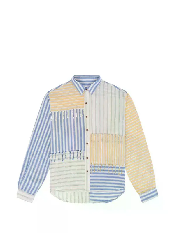 DENIM TEARS Flannel Stripe Shirt