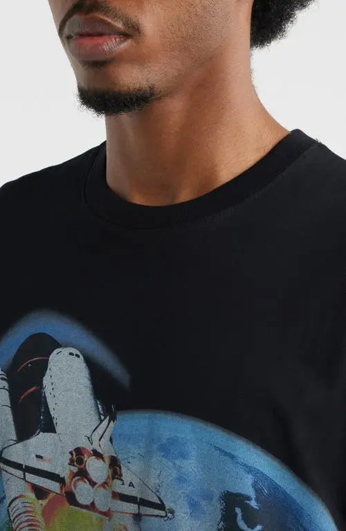 BILLIONAIRE BOYS CLUB Waterfalls Graphic T-shirt - Black