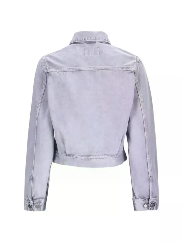Carhartt Work In Progress Arca Buttoned Denim Jacket - Grey