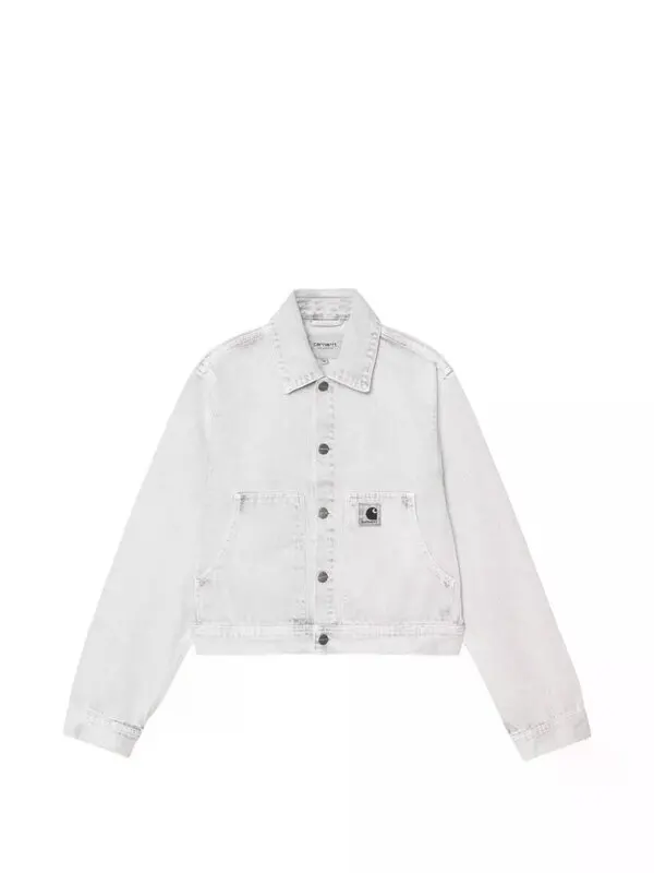 Carhartt Work In Progress Arca Buttoned Denim Jacket - Grey