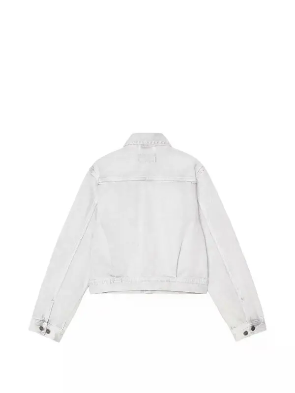 Carhartt Work In Progress Arca Buttoned Denim Jacket - Grey