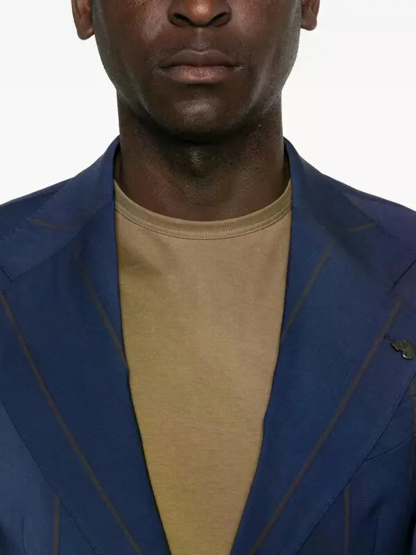 GABRIELE PASINI Single-breasted Pinstripe Suit - Blue