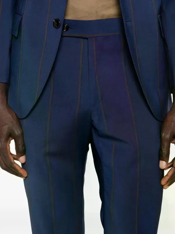 GABRIELE PASINI Single-breasted Pinstripe Suit - Blue