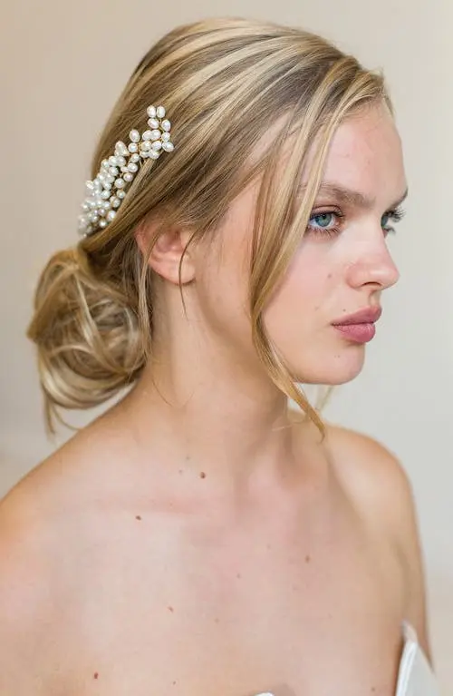 Brides & Hairpins Taja Halo Hair Comb - Gold