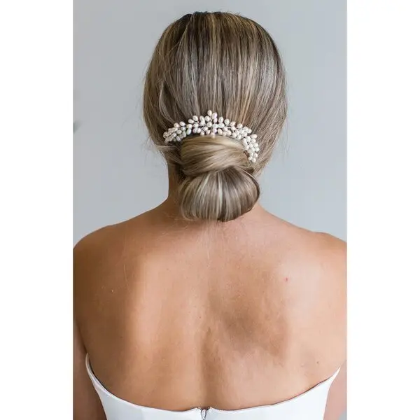 Brides & Hairpins Taja Halo Hair Comb - Silver
