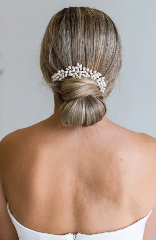 Brides & Hairpins Taja Halo Hair Comb - Silver