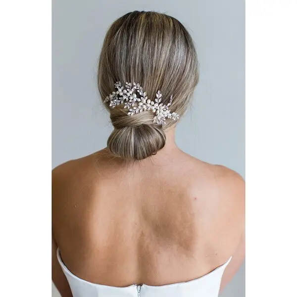 Brides & Hairpins Rumi Halo Hair Comb - Silver