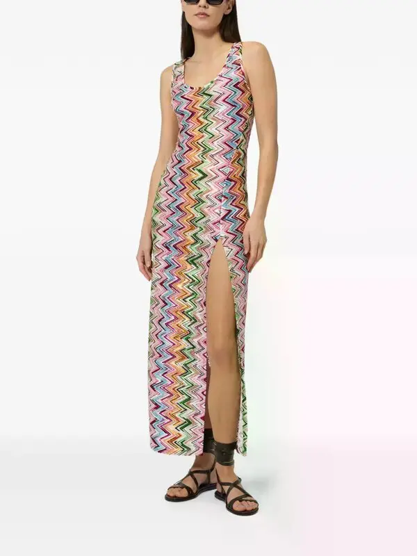Missoni Zigzag-patterned Maxi Dress