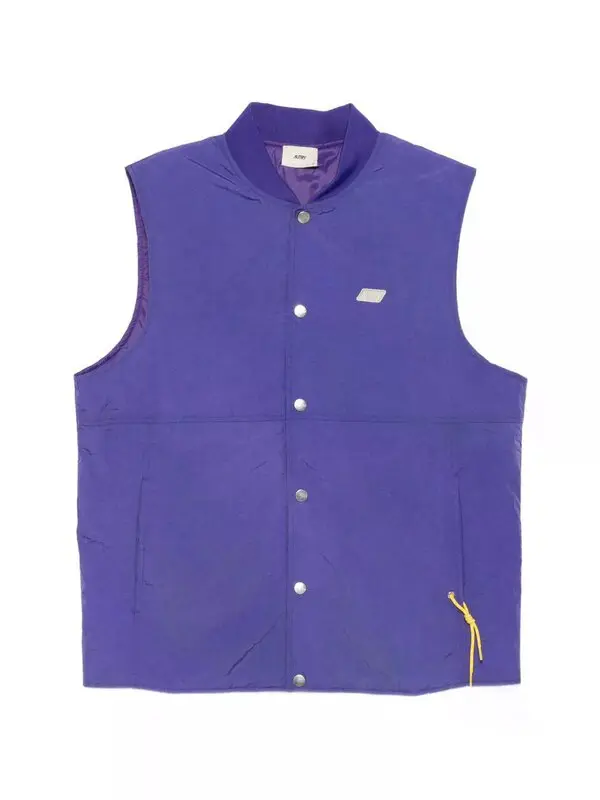 AUTRY Press-stud Gilet - Purple