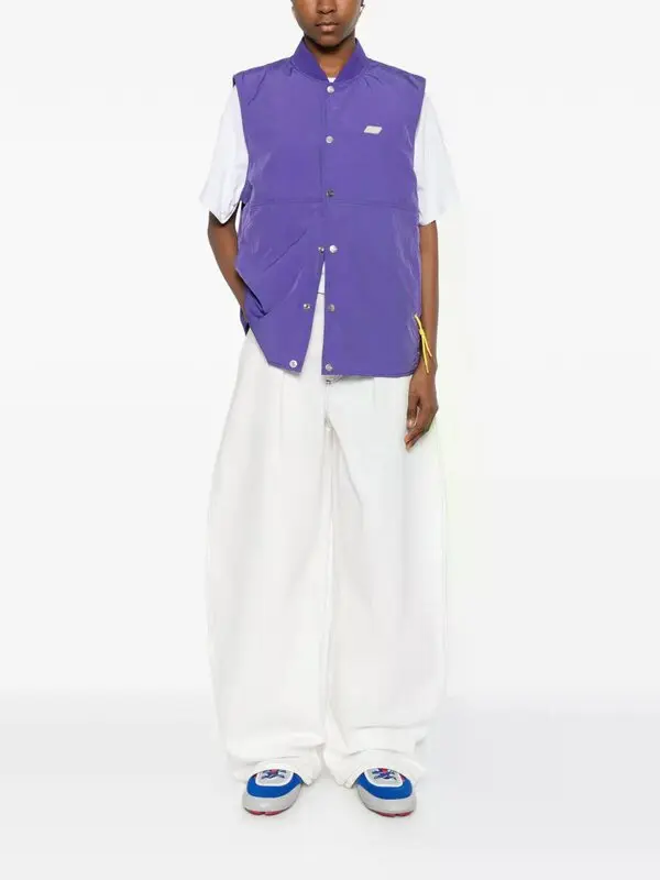 AUTRY Press-stud Gilet - Purple