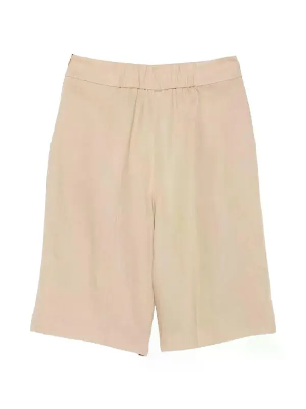 Agnona Pleated Shorts - Neutrals