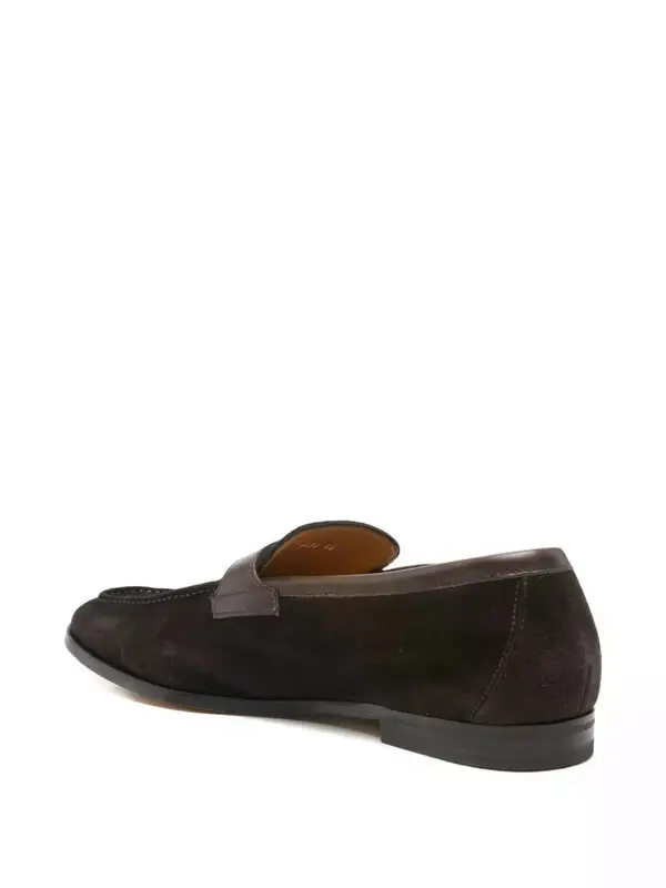 DOUCAL'S Buckle-strap Loafers - Brown