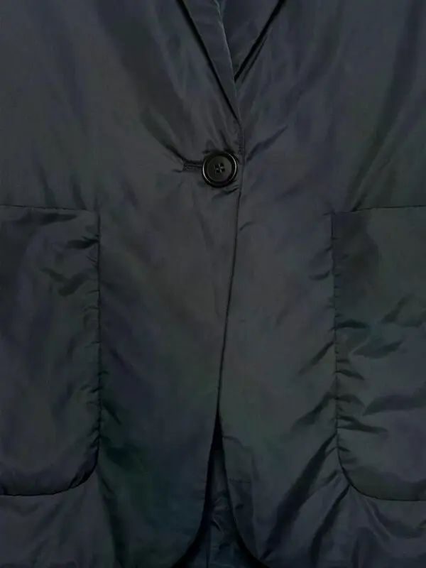 Aspesi Single-breasted Blazer With Notched Lapels - Blue